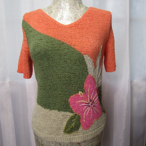 Koret | Tops | Koret Ribbon Yarn Knit Top | Poshmark